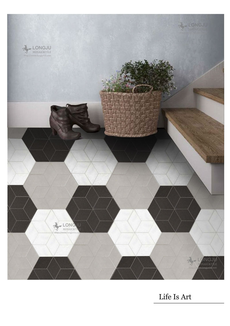 Best Selling Diamond Ceramic Tiles Front Wall Kitchen Bathroom - Longju ...