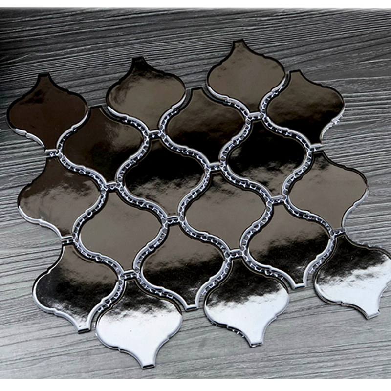 china supply black Lantern shape ceramic tile mosaic tiles - Longju ...