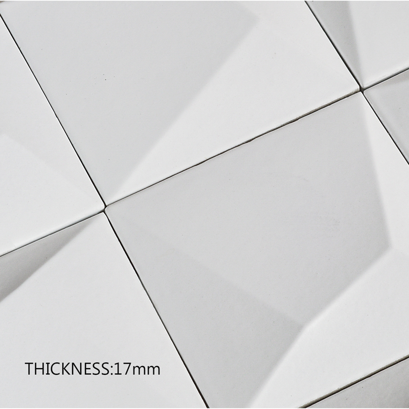 New style square shaped 3d wall porcelain ceramic tiles - Longju Mosaic ...